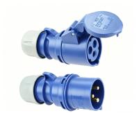China Original Brand New Austrian PCE Industrial Plug Waterproof Socket Coupler Connector Plastic 220V-32A-3 Pins-IP44-Typ223 for sale