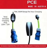 China Tesla Household and Factory Installed 7KW Charging 220V 32A Plastic Plug and Socket Box for sale