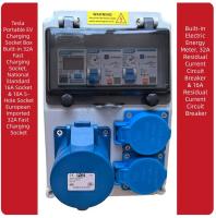 China Tesla Household and Factory Installed 7KW Charging 220V 32A Plastic Plug and Socket Box for sale