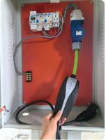 China Tesla Household and Factory Installed 7KW Charging 220V 32A Plastic Plug and Socket Box for sale