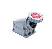 China PCE Shore Power Industrial Waterproof Explosion-Proof Three-Phase Fixed Installation Plastic Socket 380V-63A-4 Pin-IP67-Typ134 1 for sale