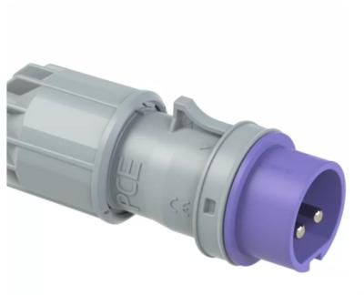 China PCE Industrial Plug and Socket Low Voltage 24V 16A 2P 50/60Hz IP44/026V+262V for sale