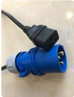 China C19-IEC309 Plug Server Power Cable 16A 3-Core 3m 1.5mm Imported PCE Industrial Plug for sale