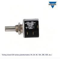 China Imported Vishay Precision Wire-wound Potentiometer 534B1502JC Multi-turn Adjustable 1K-50K 500V for sale