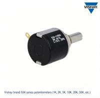 China Imported Vishay Precision Wire-wound Potentiometer 534B1502JC Multi-turn Adjustable 1K-50K 500V for sale