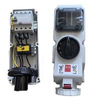 China Original Brand New PCE Leakage Circuit Breaker Socket With Switch, 380V 32A 4-Core IP67 Typ76242-6 for sale