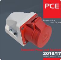 China PCE 380V16A 5-Core Industrial IP44 Waterproof Plastic Connector Injection Molding Machine Power Distribution Sockets for Factory for sale