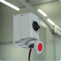 China PCE Industrial Mechanical Switch Interlock Socket 400V-63A-5 Core-IP67-75352-6 for sale