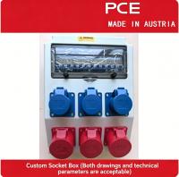 China PCE Industrial Plastic Socket Power Maintenance Box IP67 Rated 220V/380V Three Sockets Each Customizable According to Drawings for sale