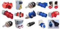 China PCE Industrial IEC Plug Connector Extended Power Cord 230V 32A 3-Core Stage Lighting Extension Cable for sale