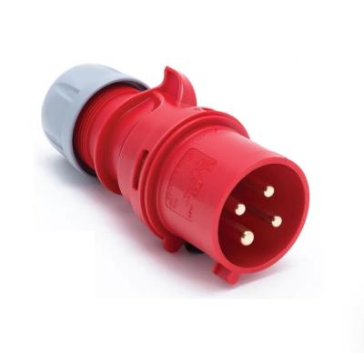 China Original Austrian Imported PCE Industrial Waterproof Aviation Plug and Socket Connector 380V-32A-4 Pin-024 for sale
