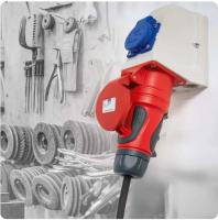 China PCE Industrial Waterproof Explosion-Proof Exterior Surface-Mounted Fixed Socket 220V-32A-3 Pin-IP67- Typ1232 for sale