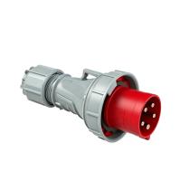 China PCE Industrial Dustproof, Explosion-proof and Waterproof Power Distribution Rail Three-phase Plug 380V-63A-5 Pins-IP67-Typ035 for sale