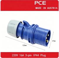 China Original Brand New Austrian PCE Plug Industrial Connector Electric Vehicle Charging Plug 220V-16A-3-Core-IP44-Typ013 for sale
