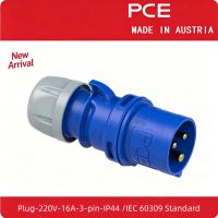 China Original Brand New Austrian PCE Plug Industrial Connector Electric Vehicle Charging Plug 220V-16A-3-Core-IP44-Typ013 for sale