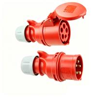 China Original Brand New Original Austrian Imported PCE Industrial Connector Plug and Socket 380V-32A-5 Pin-IP44-Typ225 for sale