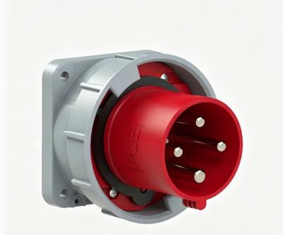 China Original Brand New Imported Shore Power PCE Industrial Fixed Panel-Mounted Plug 380V-63A-4-Core-IP67-Typ634 for sale