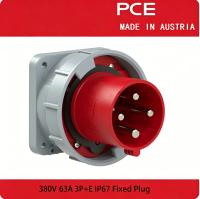 China Original Brand New Imported Shore Power PCE Industrial Fixed Panel-Mounted Plug 380V-63A-4-Core-IP67-Typ634 for sale