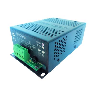 China SMARTGEN BAC06A-12V Silent Plastic Battery Charger for Generator Use 12V/6A with 90-280VAC 50/60Hz Made in China for sale