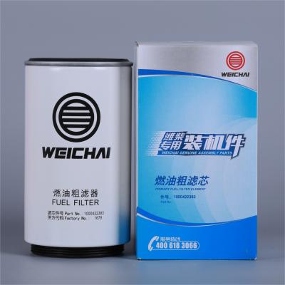China Weichai Power Genuine Factory Original Diesel Fuel Filter Element 1kg China Origin 3 Months Warranty Part Number 612630080203 for sale