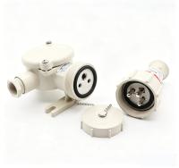 China CZS101 Series Marine Watertight Socket, CTS101 Series Marine Watertight Plug, 10A, Nylon, Outdoor Waterproof for sale