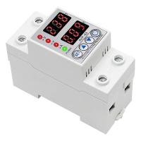 China Intelligent Single Phase AC Electronic Overvoltage Undervoltage Protector LED Display SVC 0.5 KVA Capacity Voltage Regulation for sale
