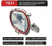 China Marine Stainless Steel  TG11/13/19   TG15 High-intensity 500W Halogen Lamp CCS for sale