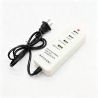 China Marine Car AC/DC Dual-Use Phone Charger, 24V/220V Battery Compatible, 4-Port USB Fast Charger for Android & IOS for sale