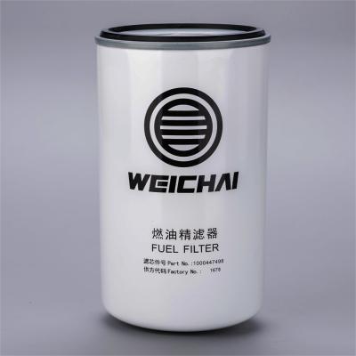 China Weichai Genuine Factory Original Fuel Filter Element Special Diesel 1000447498/410800080092 Forged Parts Machinery Engine Parts for sale