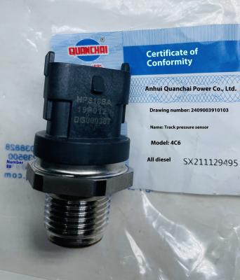 China Quanchai Original Diesel Engine CB18 Nanyue Rail Pressure Sensor No. 2409003910103 1kg Engine Model 4c for Tractor Harvester for sale