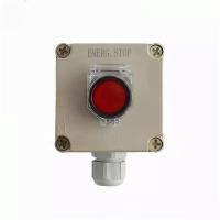 China Marine Waterproof Nylon Emergency Stop Pushbutton Box SN1-01/ZPB-1/YN1-01 Remote Control Switch Single-Hole Single-Position Made for sale