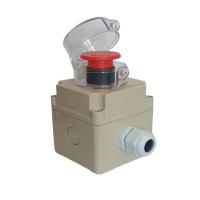 China Marine Waterproof Nylon Emergency Stop Pushbutton Box SN1-01/ZPB-1/YN1-01 Remote Control Switch Single-Hole Single-Position Made for sale