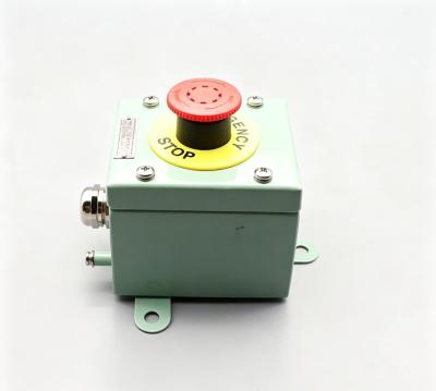 China AN1-01 Marine Metal Emergency Stop Push Button Box, ZPB-1 Single-Hole Waterproof Remote Control Switch for sale