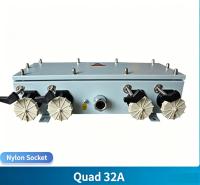 China Supergen Marine Stainless Steel Reefer Container Socket Box CZXB3-2/15 4 Outlets Nylon Copper Sockets 32A for sale