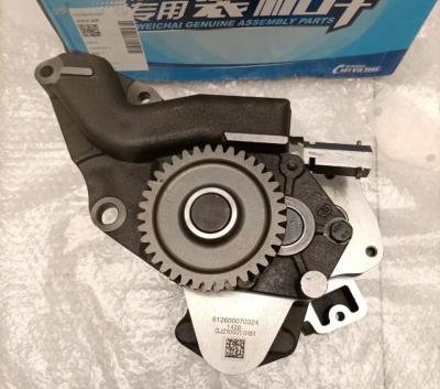 China Weichai Original Two-Stage Oil Pump 612600070324 for Diesel Engine Construction Machinery Heavy Truck WD12 1 Year Warranty 20kg for sale