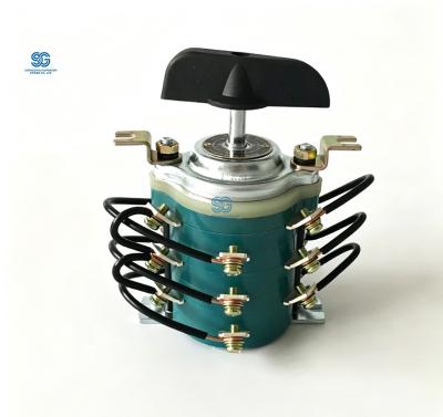 China Marine Combined Switch HZ910 25X/3 Star Delta 25A Two Circuit Switching 220V 380V 18 Pin  High Quality 86 type for sale