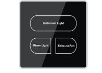 China Easy Installation Touch Screen Dimmer Switch Sensor AC110/220V 500W For Light / Fan for sale