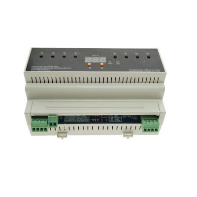 China High Voltage Switch 16A Smart Lighting Control Systems 8 Channel 5 Watt DC-NET Power for sale