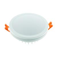 China Round Embedded Downlight LED Commercial Light Fixtures Relay Dimming Driver 110° Angle for sale