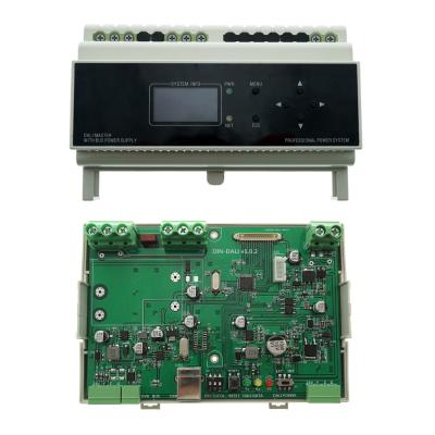 China Energy Saving Automatic Headlight Control Module AC 220V DIN - Rail DALI Dimmer for sale
