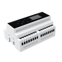 China DIN Rail DC-NET Lighting Control Module 128*64 LCD Information Display 2 Watts for sale