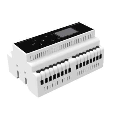 China DIN Rail DC-NET Lighting Control Module 128*64 LCD Information Display 2 Watts for sale