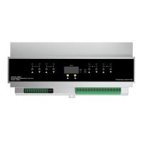 China RS-485 Triac Dimming Controller 4 Channels 120 To 277V DIN RAIL Override Input for sale