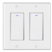 China Smart Rohs 600W Wifi Wall Touch Switch US 3 Gang Alexa Light Switches for sale