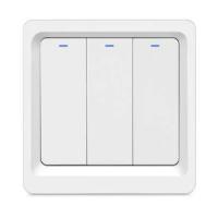 China EU Tuya App 3 Gang Wifi Light Switch Remote With Google Alexa for sale