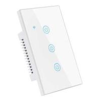 China Alexa Google Home 94 V0 Smart Wifi Touch Switch 1 Gang Panel Work for sale