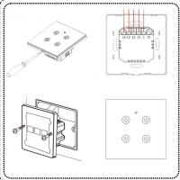 China 2 Way 3 Way 600W Wifi Smart Switch APP Double Remote Control for sale