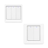 China Google Tuya Smart Switch Wireless Alexa Dimmer WIFI Switch Button for sale