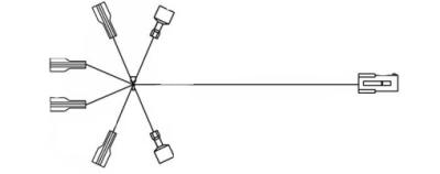 China ATM Spare Parts NCR 445-0775666 Harness Interlock Adapter for sale