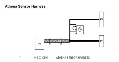 China ATM Spare Parts NCR Athena Sensor Harness for sale